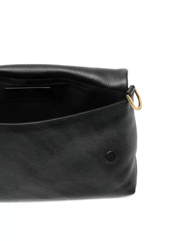 Zadig&Voltaire Rocky Grained-leather Shoulder Bag - Black