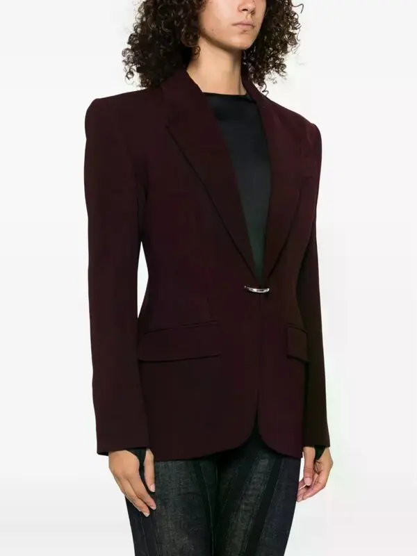 MUGLER Single-breasted Wool Jacket