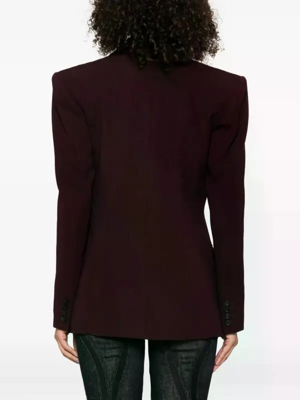 MUGLER Single-breasted Wool Jacket