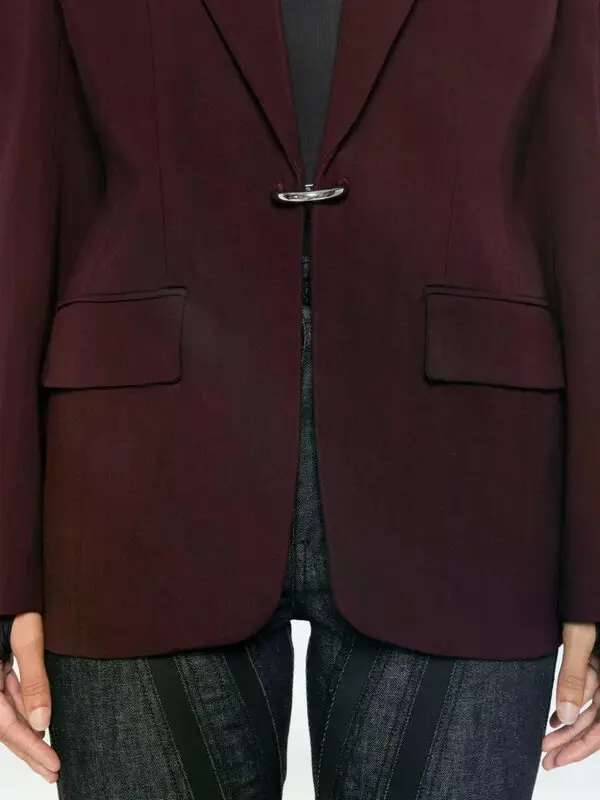 MUGLER Single-breasted Wool Jacket