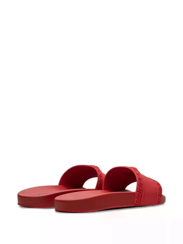 Versace Palazzo Medusa Pool Slides - Red