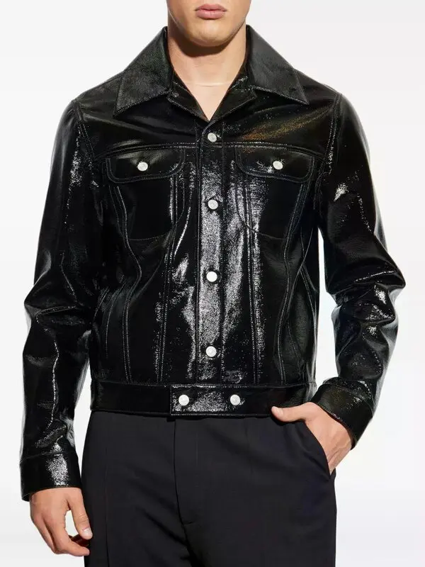 COURREGES High-shine Button-fastening Jacket