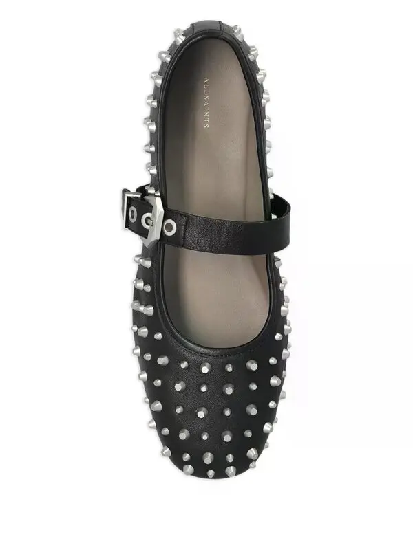 ALLSAINTS Studded Ballet Flats - Black
