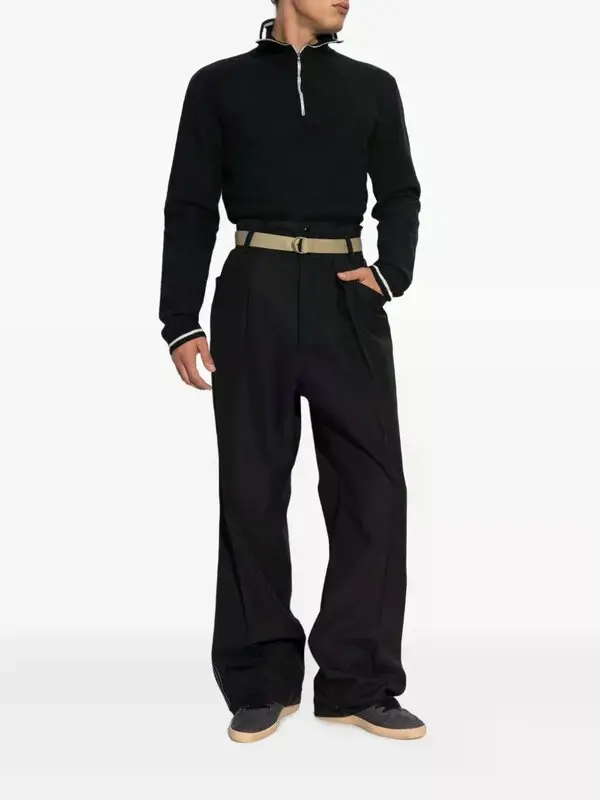 MAISON MARGIELA High-neck Front-zip Sweater