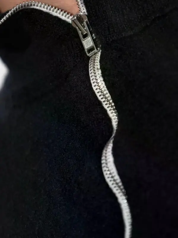 MAISON MARGIELA High-neck Front-zip Sweater