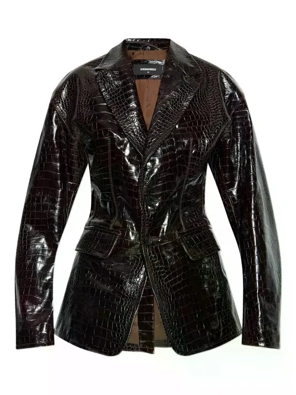 Dsquared2 Crocodile-embossed Blazer