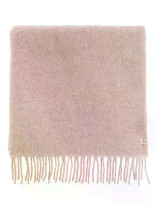 Canada Goose Tasselled Alpaca Scarf - Pink