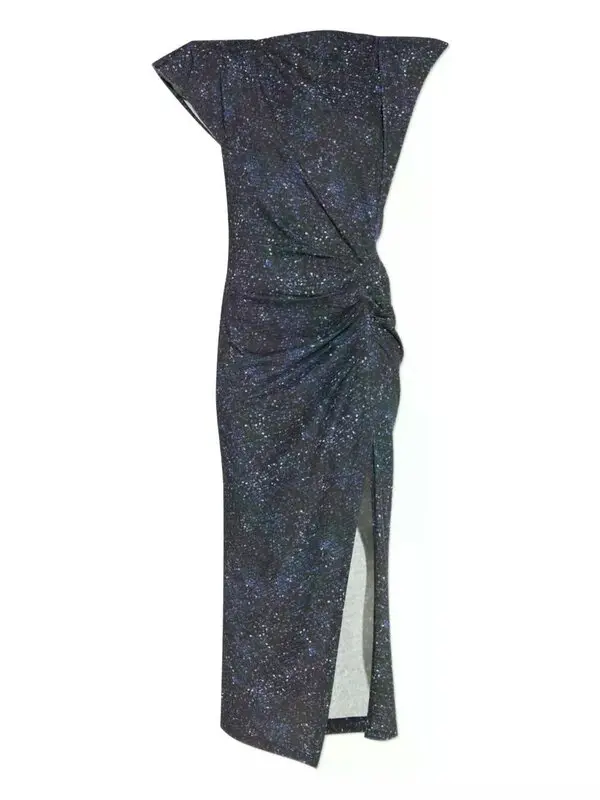 Isabel Marant Printed Side-slit Dress