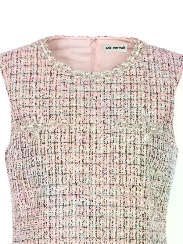 SELF-PORTRAIT Crystal-embellished Dress