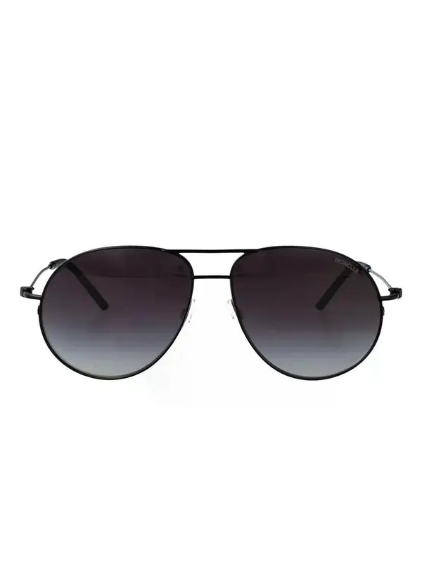 Moncler Flyze Pilot Sunglasses - Black