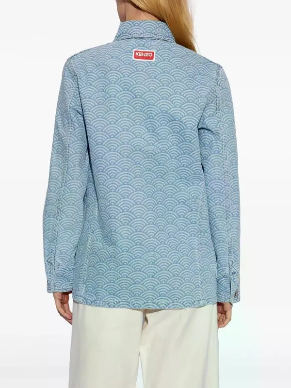Kenzo Graphic-print Denim Jacket