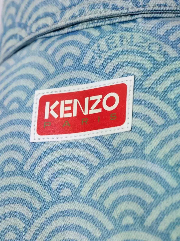 Kenzo Graphic-print Denim Jacket