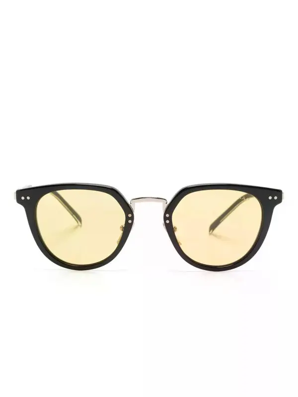 Prada Oval-frame Sunglasses - Black
