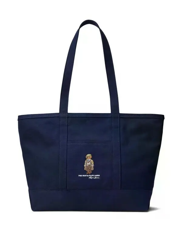 Polo Ralph Lauren Polo Bear Embroidered Tote Bag - Blue