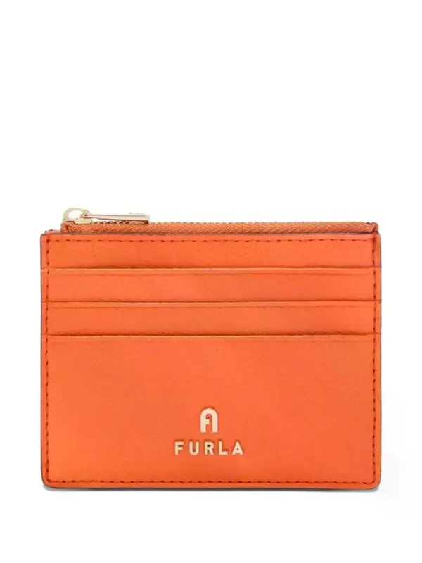 Furla Camelia Zip-top Card-holder - Orange