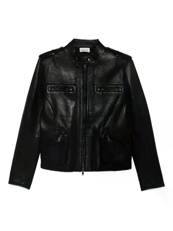 P.a.r.o.s.h Zip-up Leather Jacket