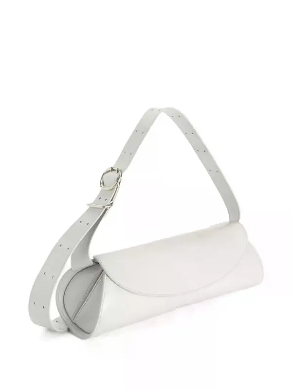 JIL SANDER Small Cannolo Shoulder Bag - Grey