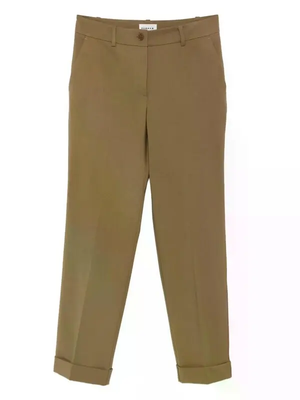 P.a.r.o.s.h Liliuxy Cuffed Trousers - Neutrals