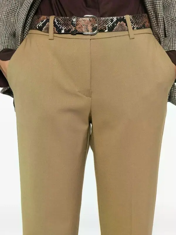 P.a.r.o.s.h Liliuxy Cuffed Trousers - Neutrals
