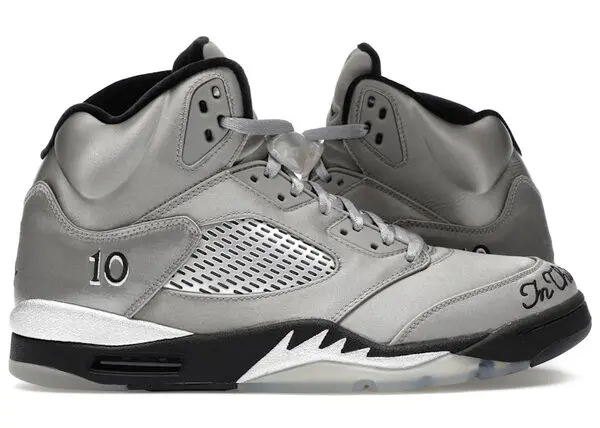 JORDAN 5 Retro Wings - Medium Grey/black/metallic Silver