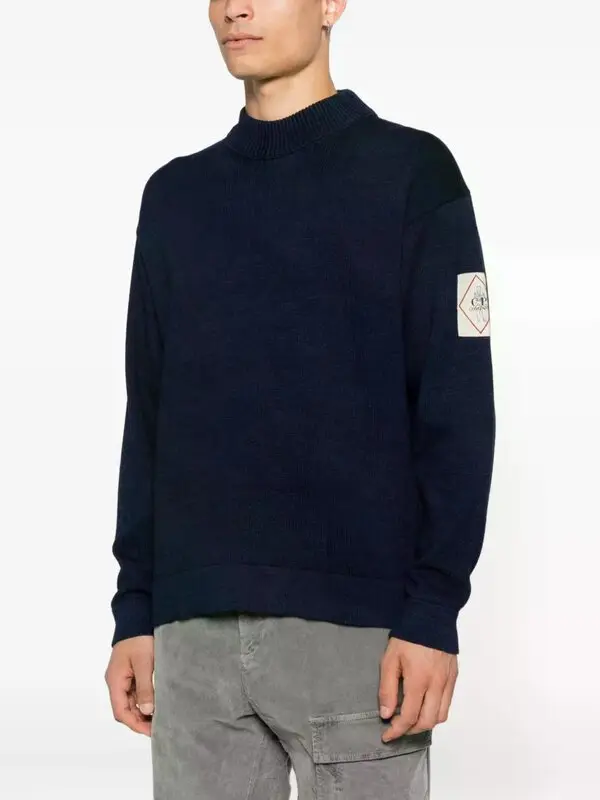 C.P. COMPANY Logo-patch Sweater
