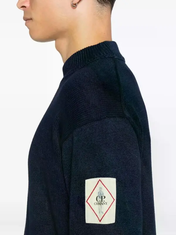 C.P. COMPANY Logo-patch Sweater