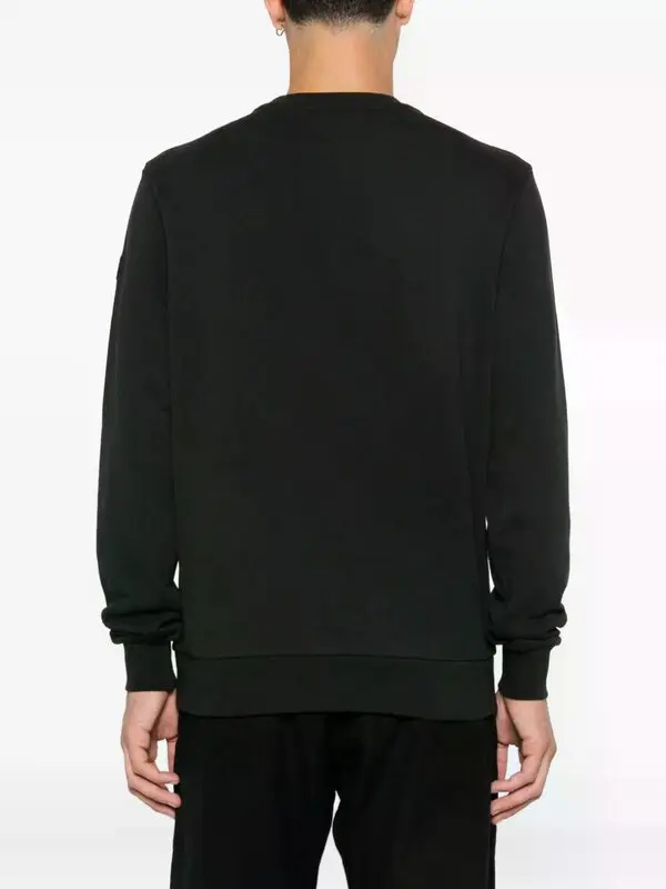 Moncler Embroidered Logo Sweatshirt - Black