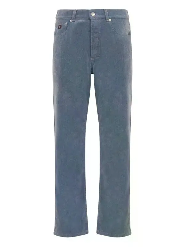 Moschino Logo-patch Jeans - Blue