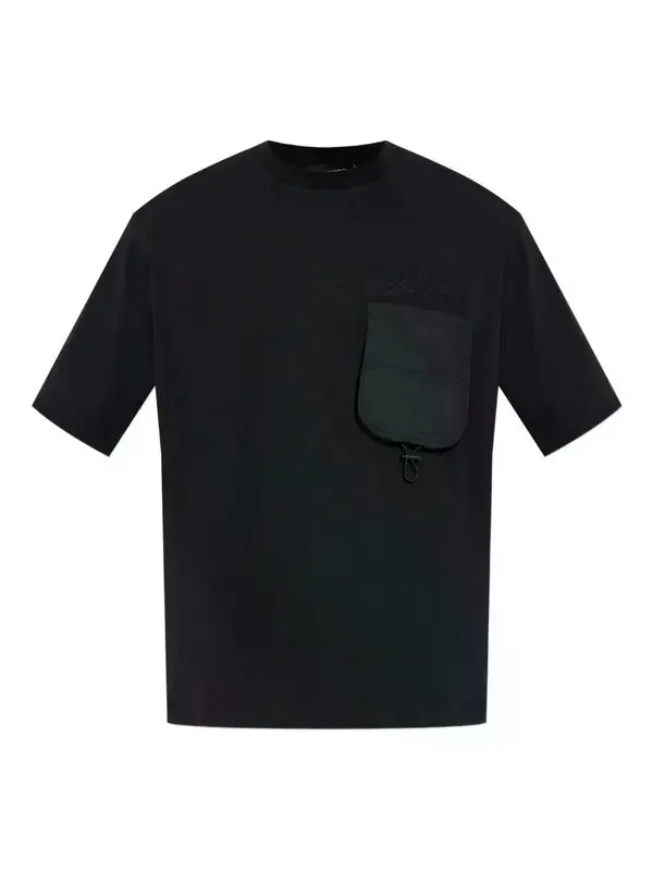 Dsquared2 Embroidered Pocket T-shirt - Black