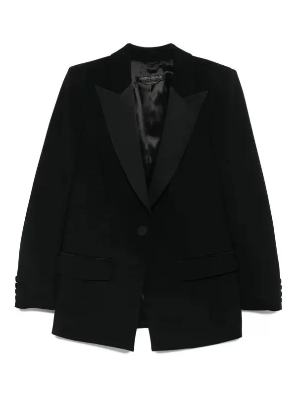Marina Rinaldi Shawl-lapel Single-breasted Jacket