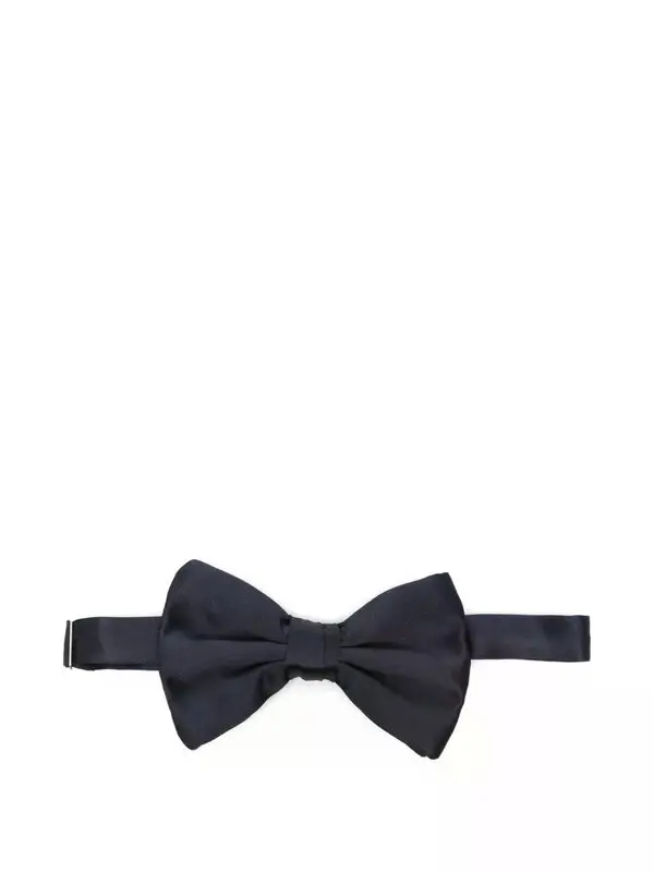 Giorgio Armani Silk Bow Tie - Blue