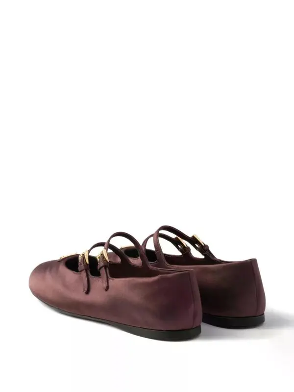 Prada Satin Ballerina Flats