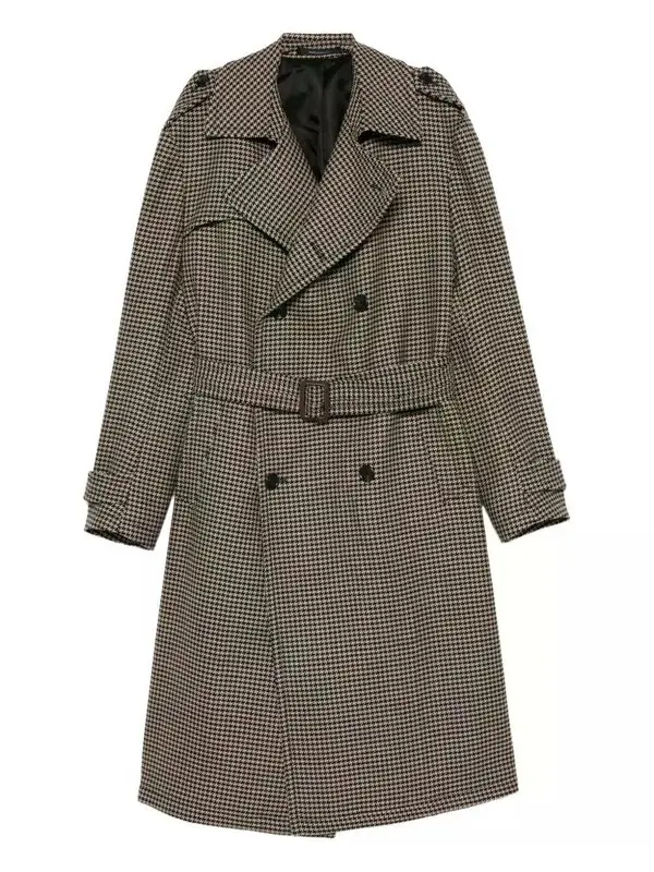Tagliatore Houndstooth Double-breasted Coat