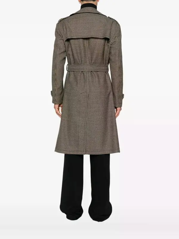 Tagliatore Houndstooth Double-breasted Coat