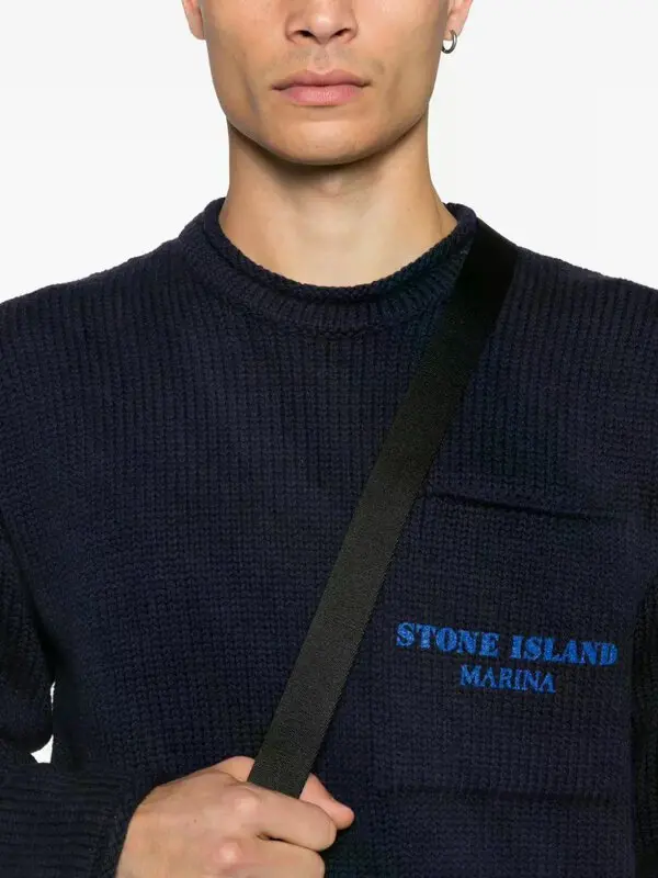 Stone Island Logo-print Sweater