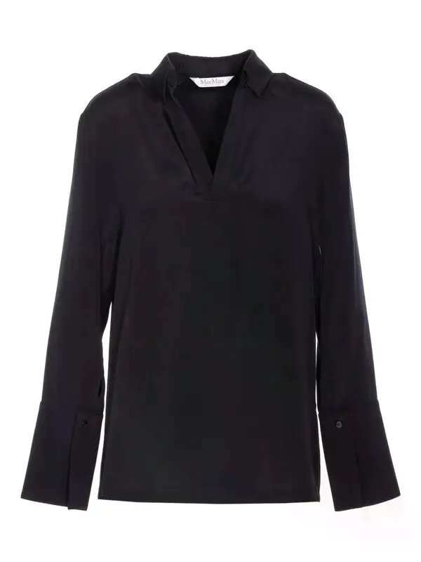 Max Mara Buttoned-cuff Tunic Top