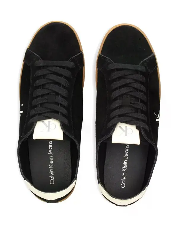 Calvin Klein Logo-detail Suede Sneakers