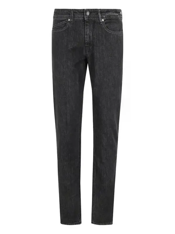 RE-HASH Five-pocket Straight-leg Jeans - Black
