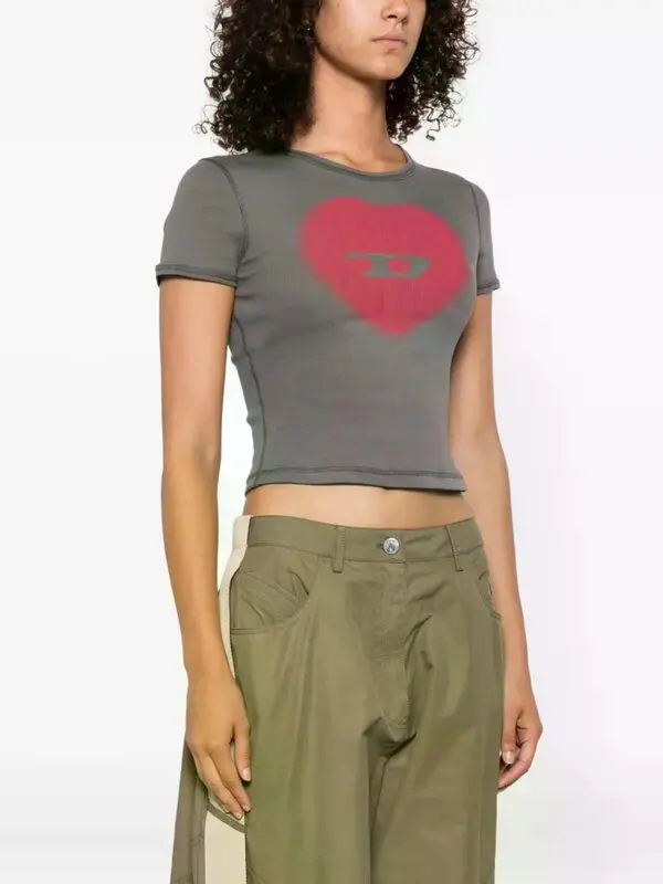 DIESEL® Heart-print T-shirt