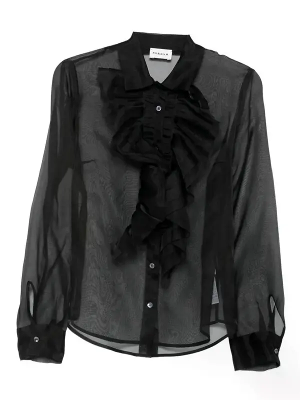 P.a.r.o.s.h Silk Ruffled Blouse