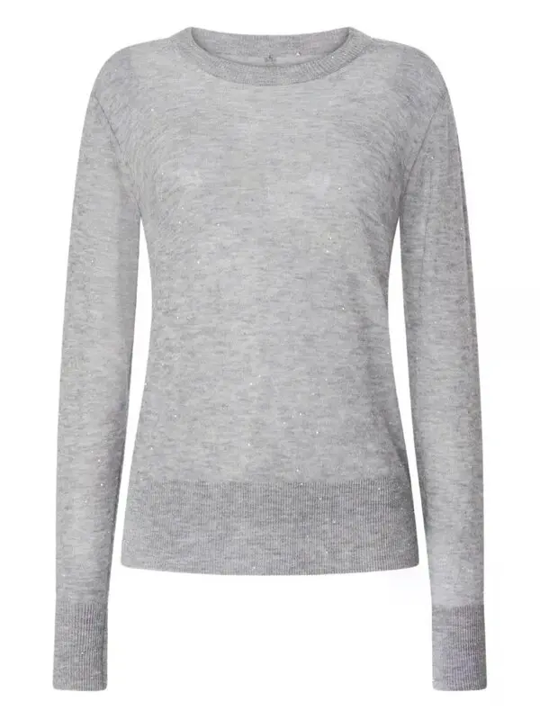 GENNY Fine-knit Top - Grey