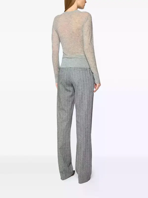 GENNY Fine-knit Top - Grey