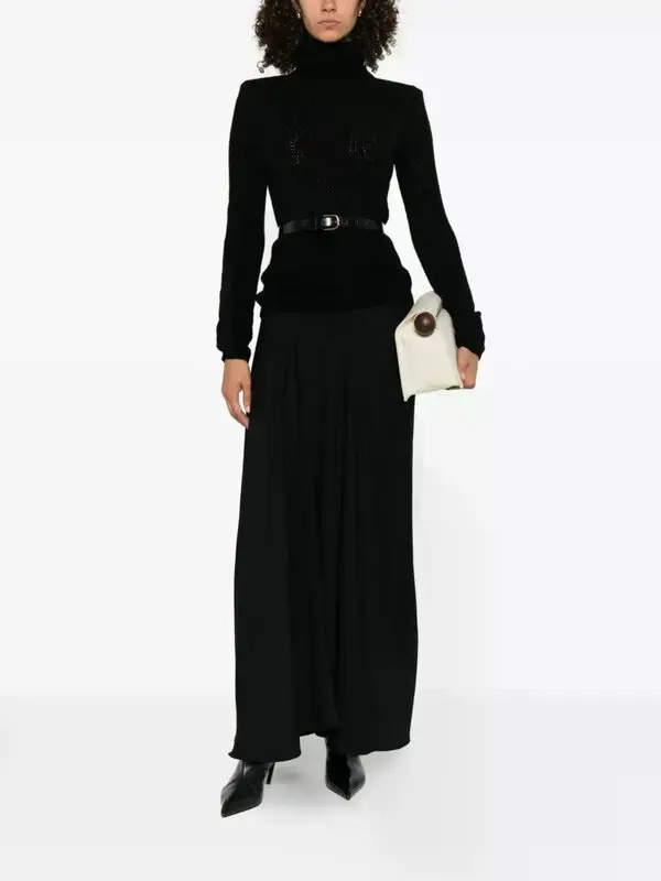 P.a.r.o.s.h Wool Turtleneck Jumper - Black