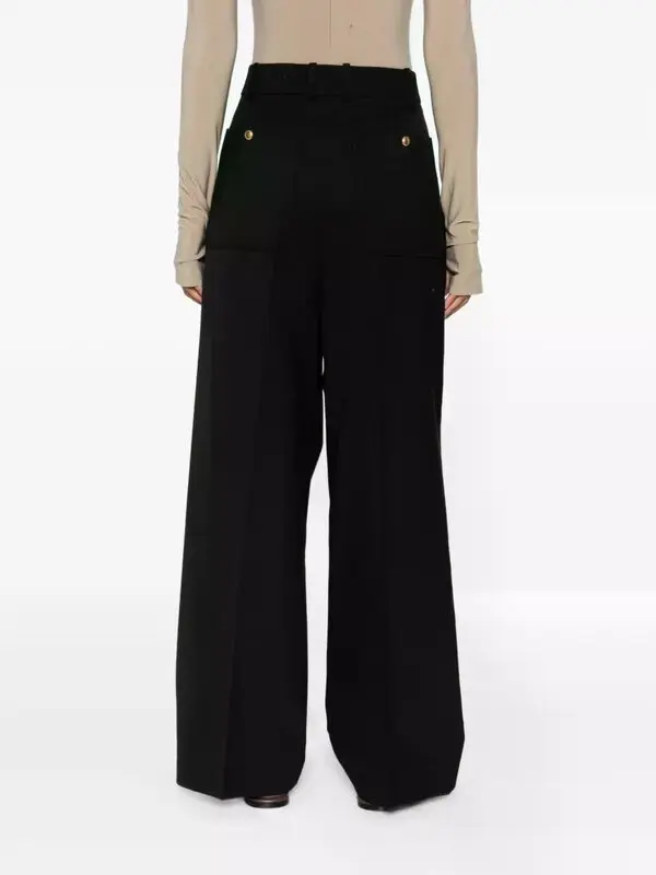 P.a.r.o.s.h Buttoned Pocket-embellished Trousers
