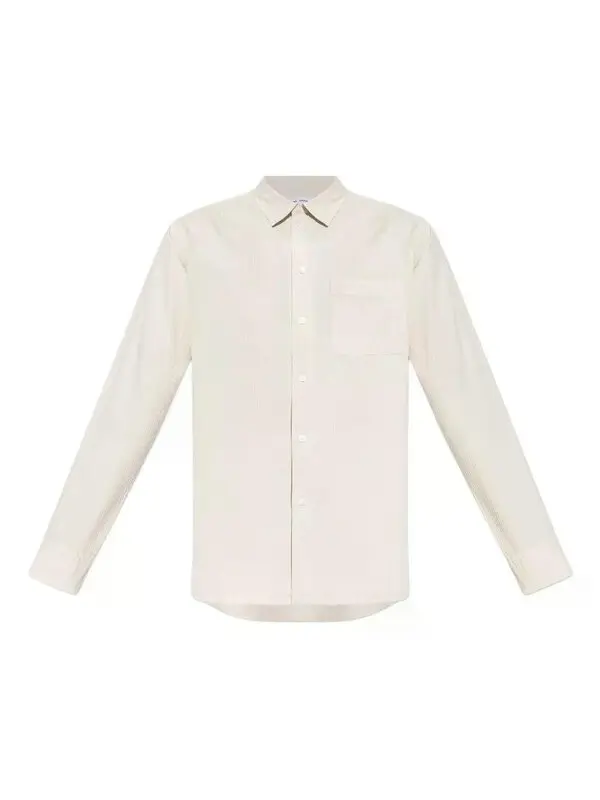 SAMSOE SAMSOE Textured Chest-pocket Shirt
