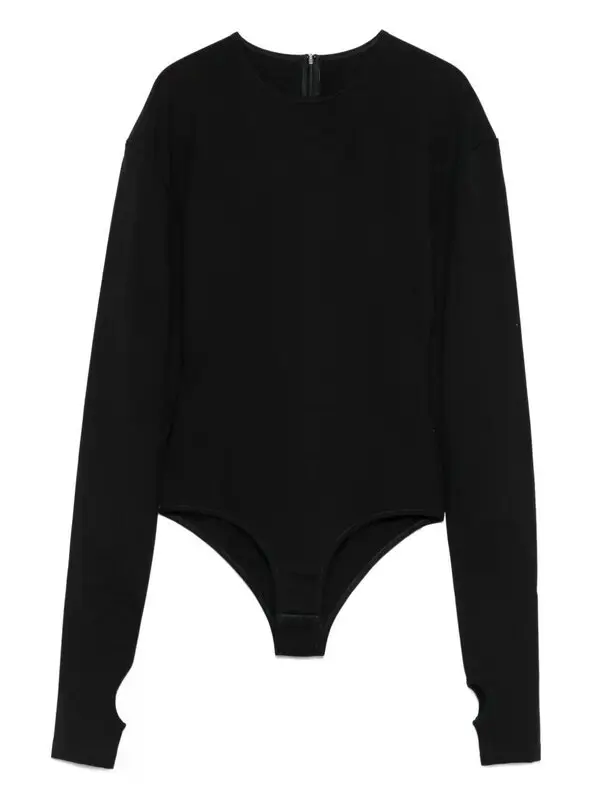 MAISON MARGIELA Long-sleeve Bodysuit - Black