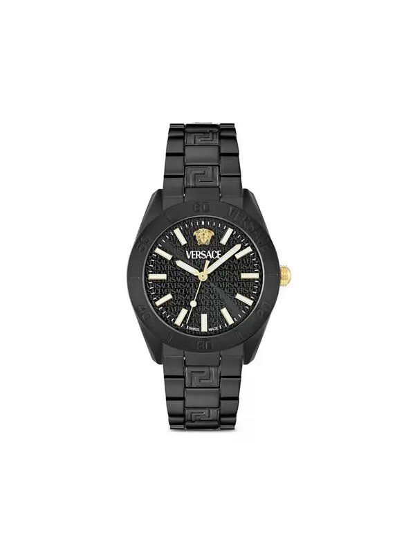 Versace Dome 42mm Bracelet Watch - Black