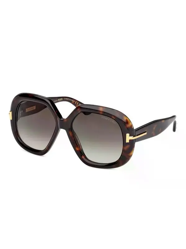 TOM FORD Geometric Frame Sunglasses