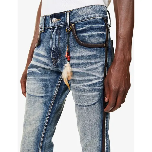 JADED LONDON Feather Drift Flared Denim Jeans