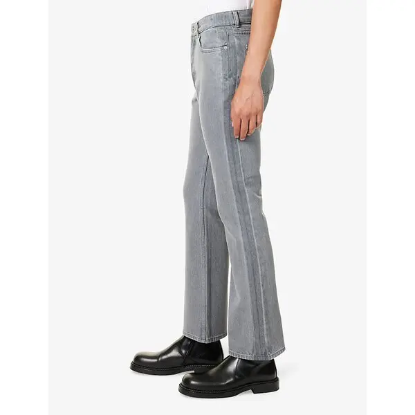 JW Anderson Faded-wash Bootcut-leg Denim Jeans